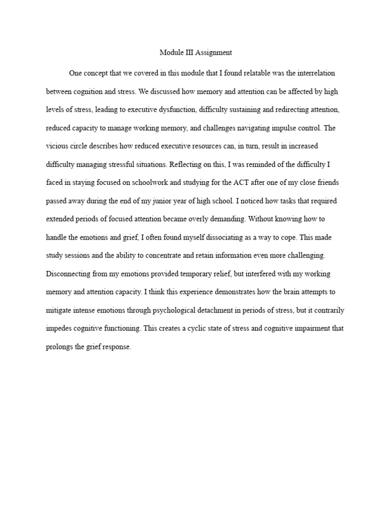 Module III Assignment | PDF