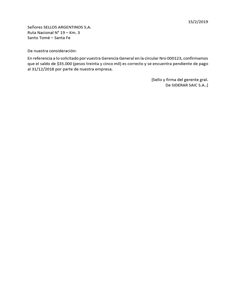 Contestación | PDF