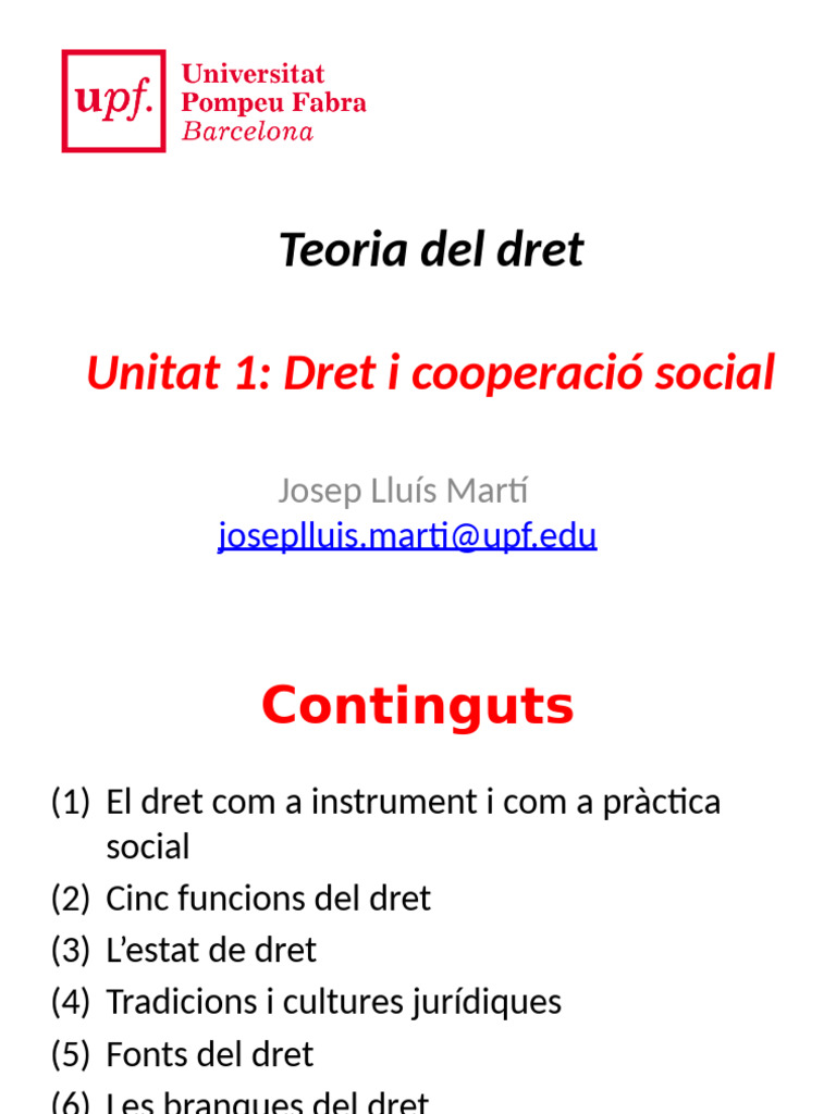 TD Unitat 1 1a Part | PDF