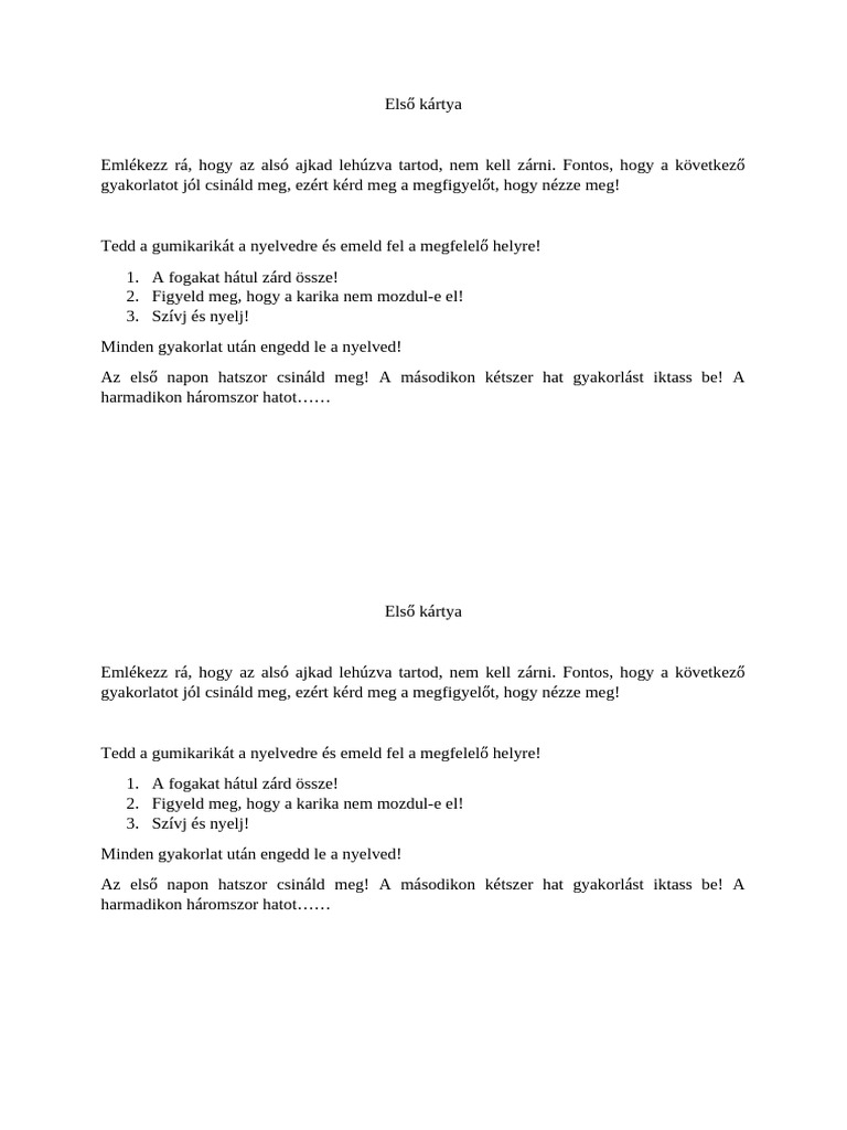 Barett Kártyák | PDF