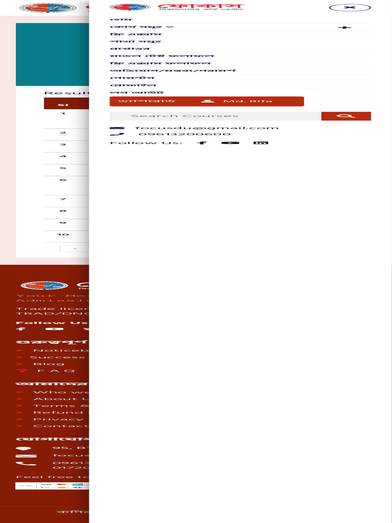 Focus University Admission Guide | PDF