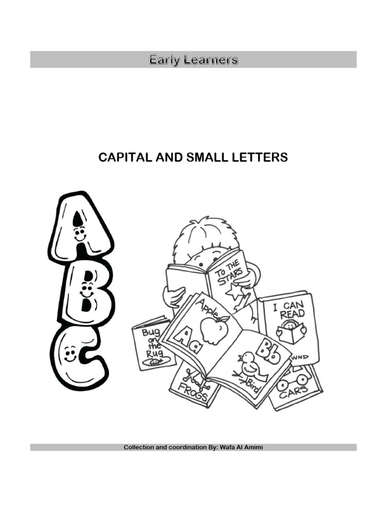 Early Learners: Capital & Small Letters | PDF