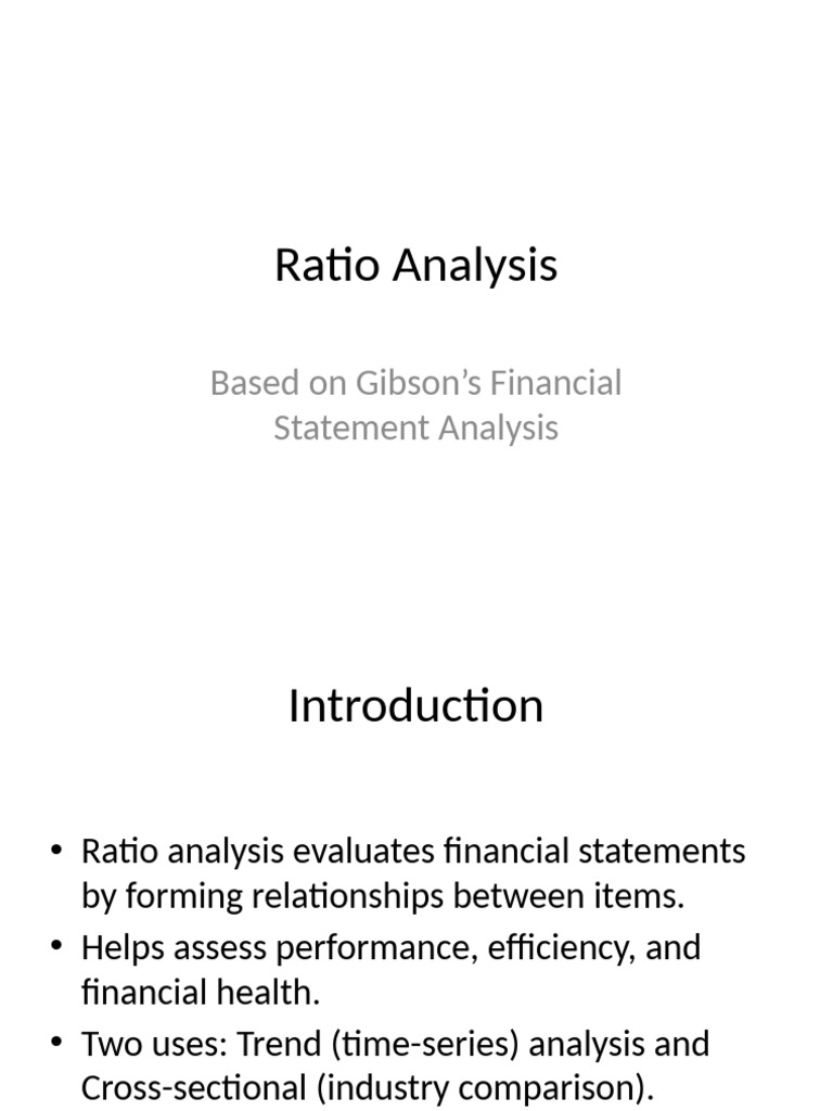 Ratio Analysis Lecture With Assignment | PDF | Equity (Finance ...