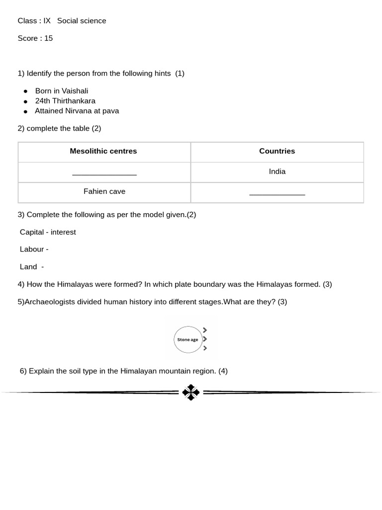 Class IX Social Science Study Guide | PDF