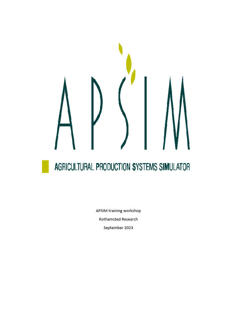 A Psi M Training | PDF | Parameter (Computer Programming) | Crop Rotation