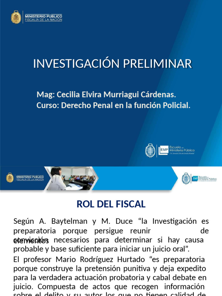 Cod Procesal Penal | PDF | Fiscal | Policía
