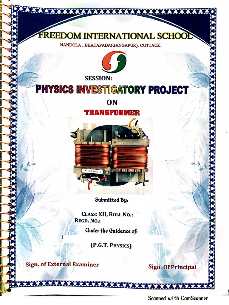 PHY - PROJECT Sample | PDF