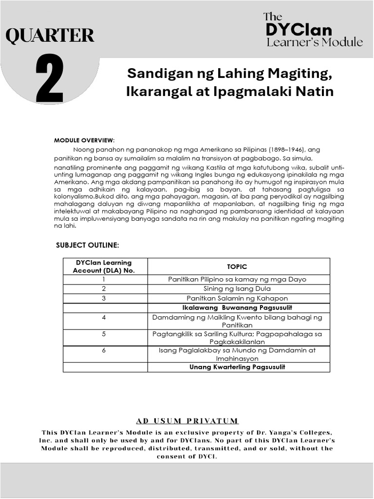 Module 2 Matatag Grade 8 | PDF