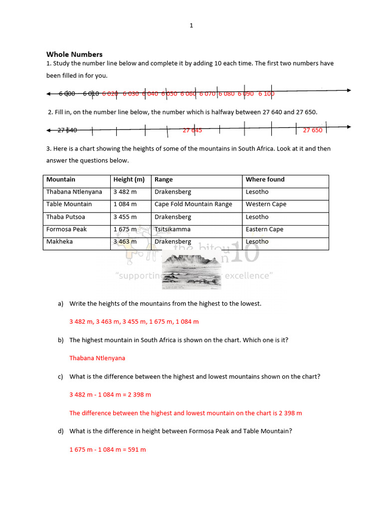 Whole Numbers and Problem Solving Guide | PDF | Multiplication ...