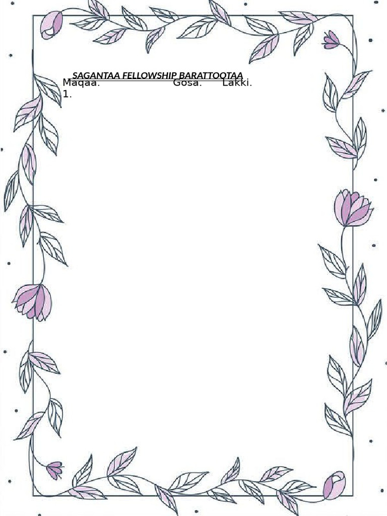 White Botany Fresh Leaves Letter-WPS Office | PDF