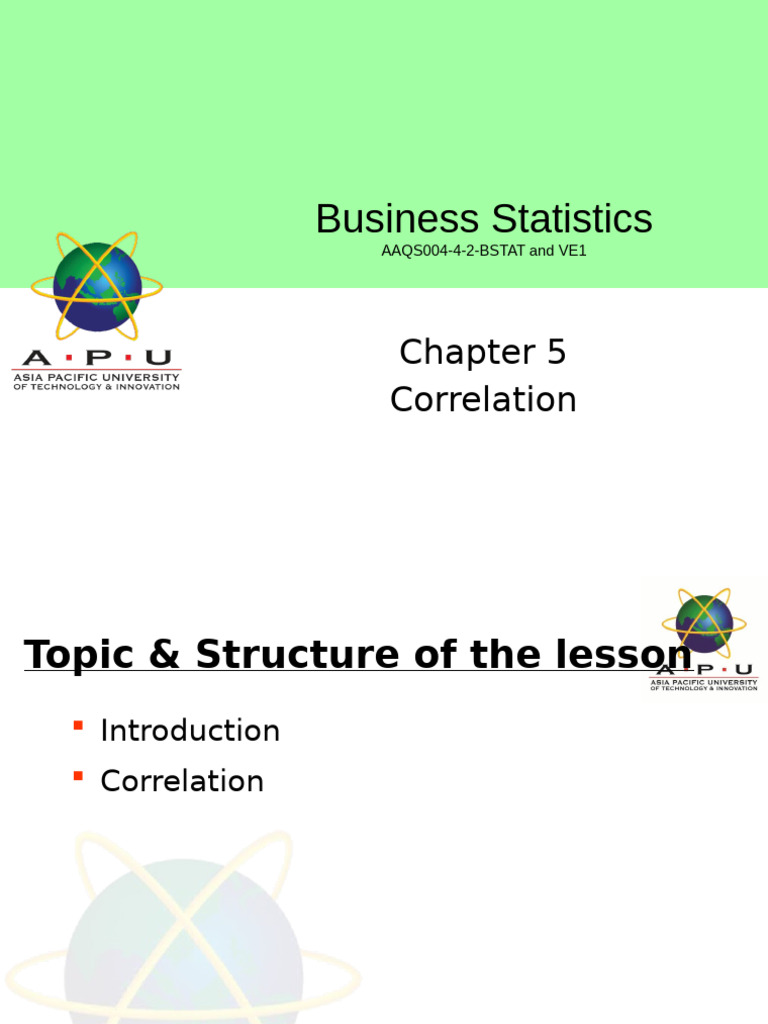 Understanding Correlation in Business Statistics | PDF | Statistics ...