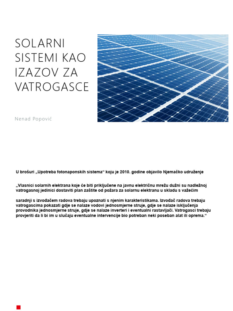 Solarni Sistemi | PDF