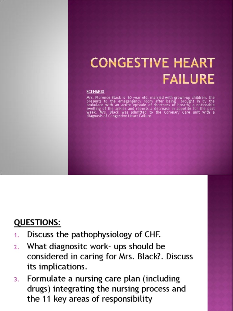 Congestive Heart Failure | Download Free PDF | Heart Failure | Vasodilation