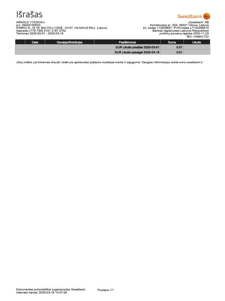 Statement | PDF