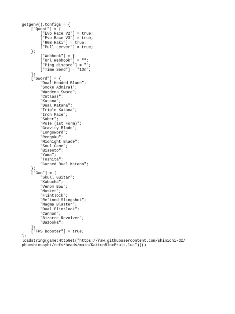Script Kaitun | PDF