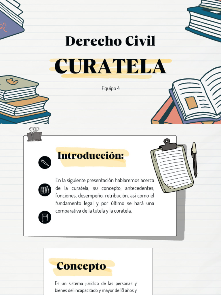 Curatela: Concepto y Funciones Jurídicas | PDF | Comunicación legal ...