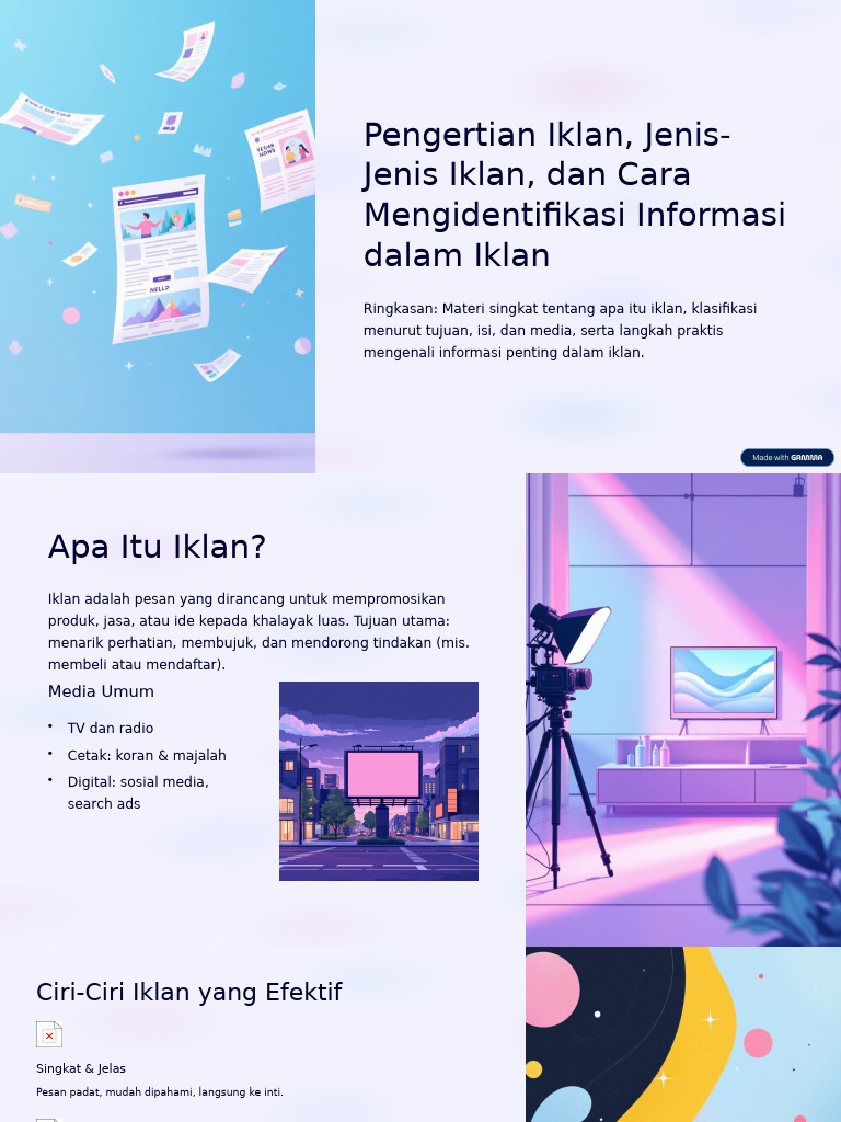 Pengertian Iklan Jenis Jenis Iklan Dan Cara Mengidentifikasi Informasi ...