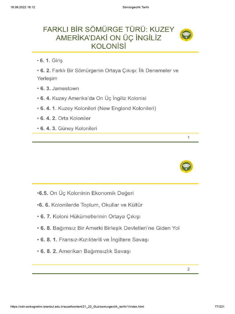 Amerikada Ingiliz Sömürgeciliği Kuzey Amerikada On Üç Ingiliz Kolonisi ...