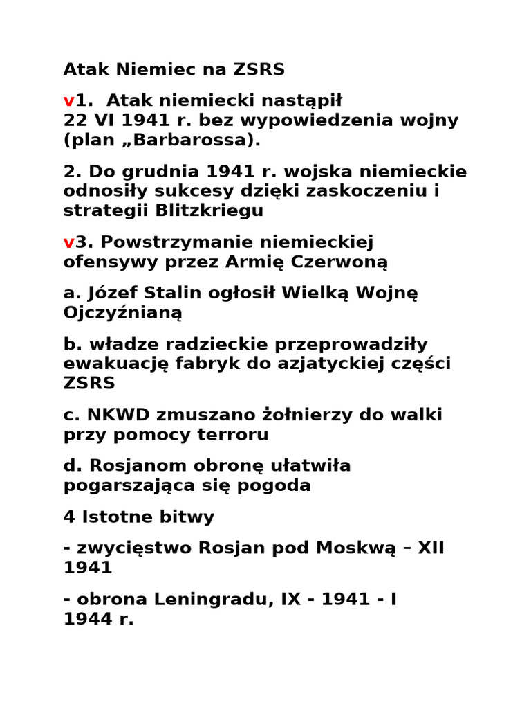 Atak Niemiec Na ZSRS | PDF