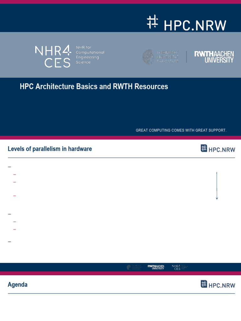 HPC Architecture Overview and Resources | PDF | Parallel Computing ...