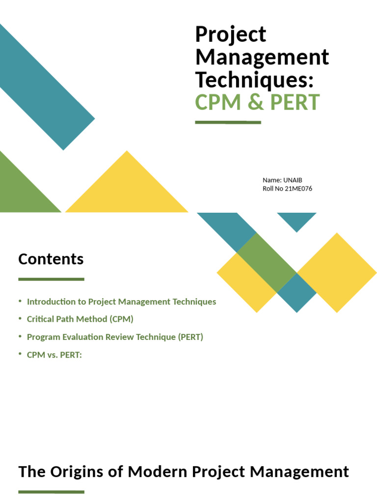 Project Management Techniques | PDF | Operations Research | Project ...