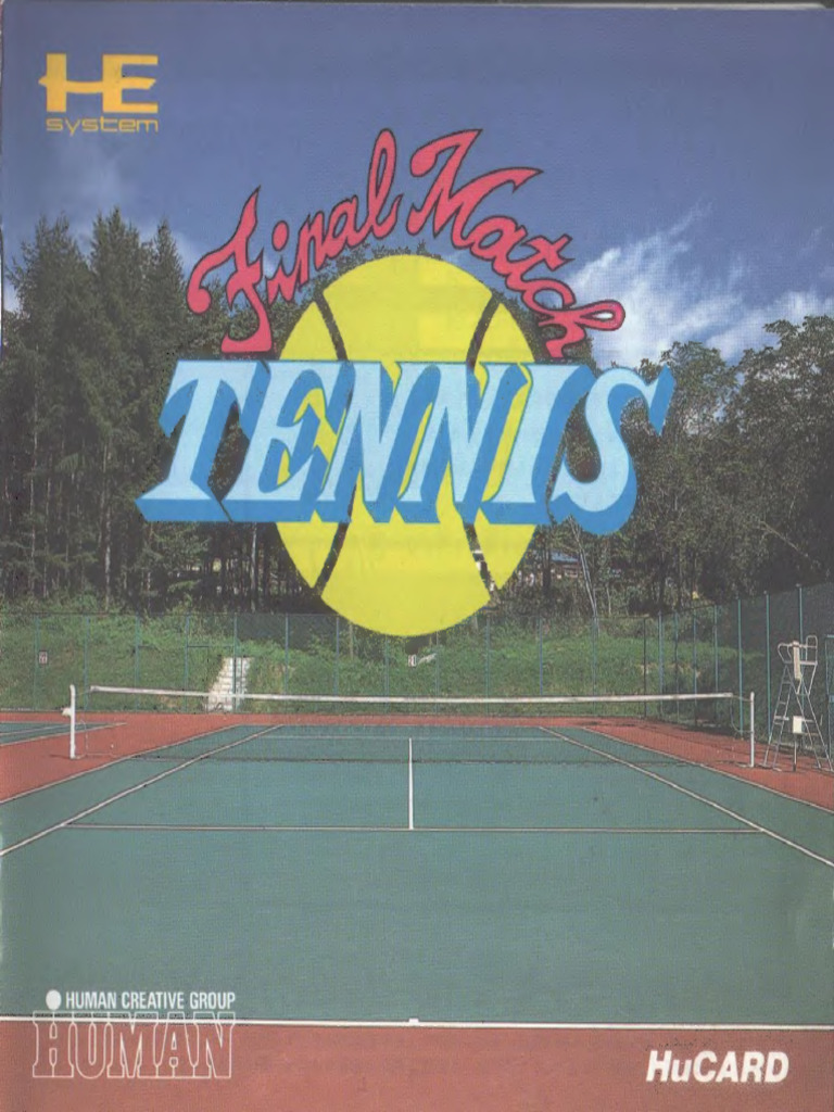 Final Match Tennis - Text | PDF