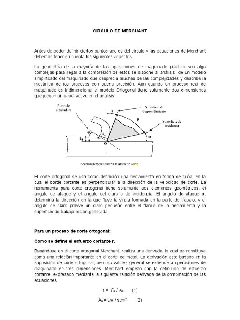 Merchant | PDF | Ecuaciones | Física