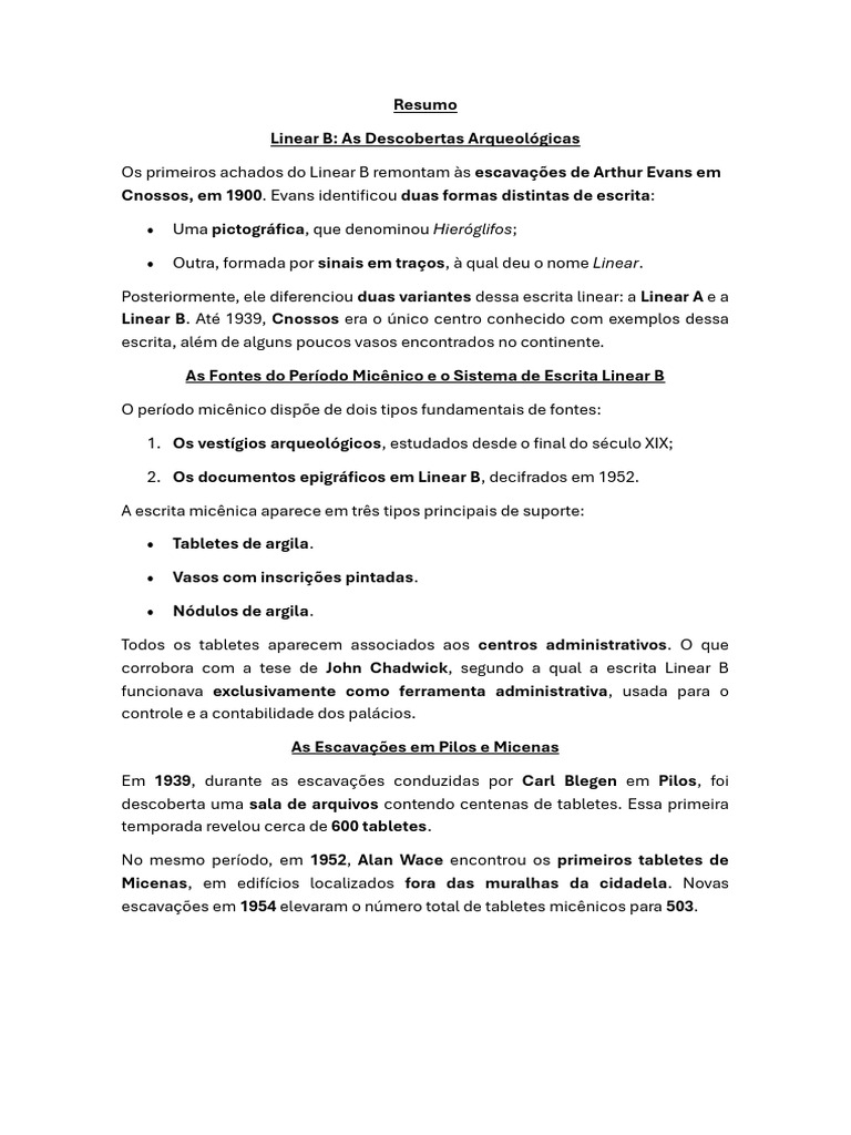 Linear B | PDF