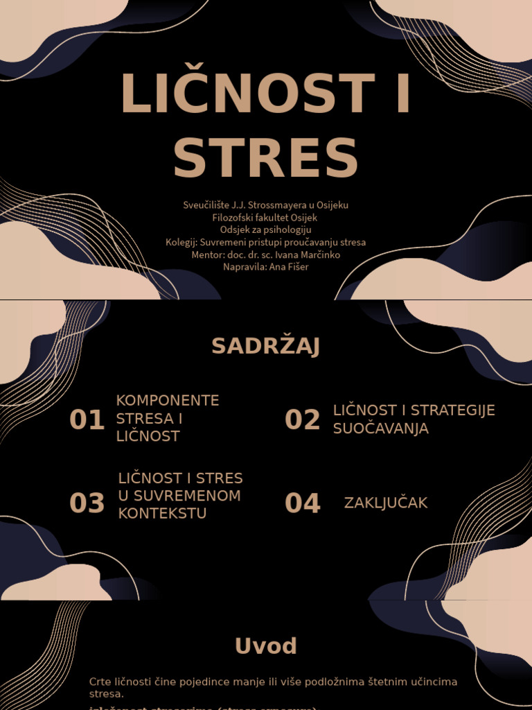 Ličnot I Stres | PDF