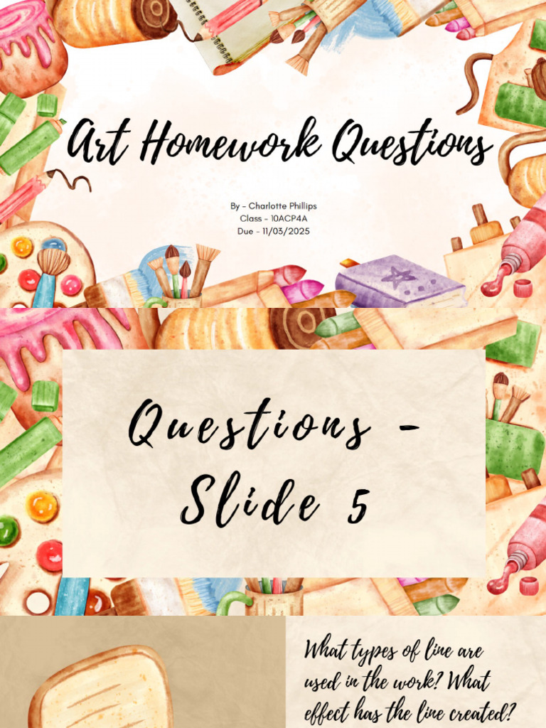 Art Homework | PDF
