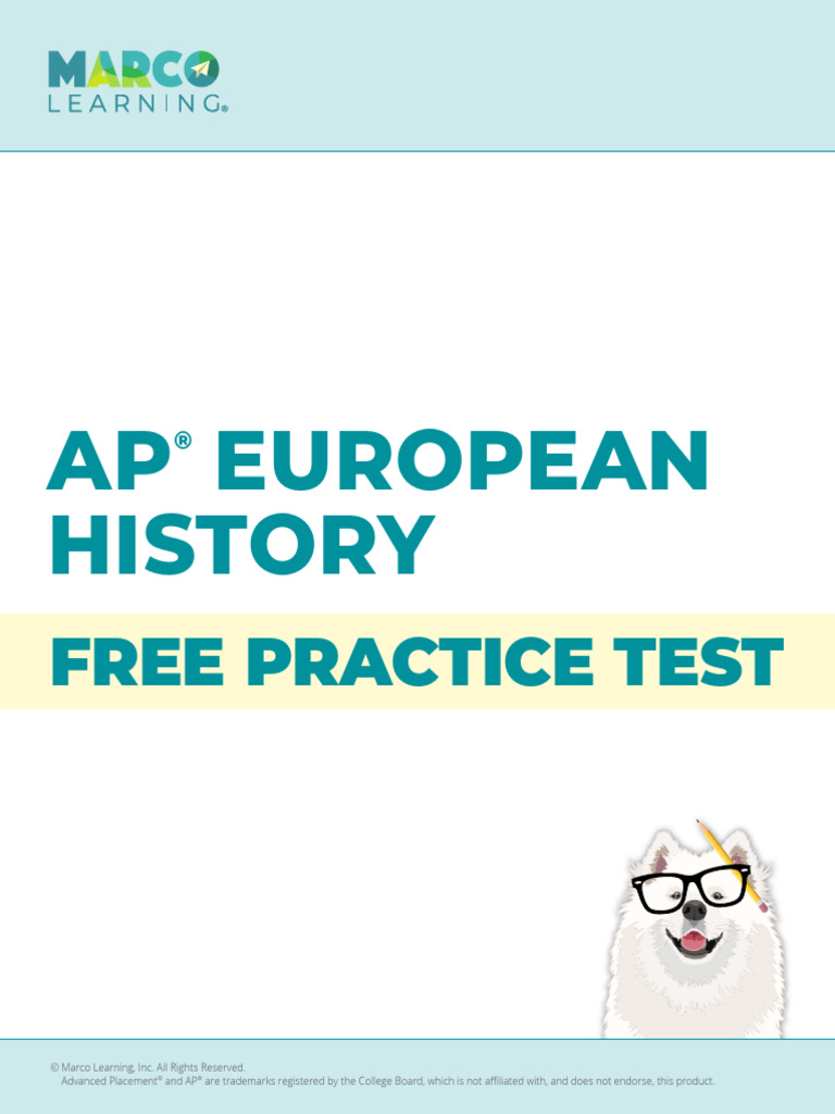 AP European History Practice Test 2 | PDF | Renaissance | Baptism
