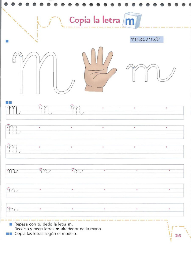 Actividades con la letra m para niños | PDF