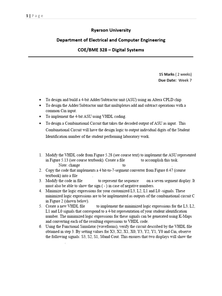Lab3_Manual | PDF | Vhdl | Computer Engineering