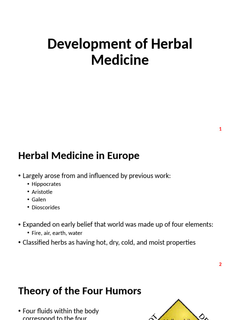 8_Development of Herbal Medicine | PDF | Ayurveda | Traditional Chinese ...