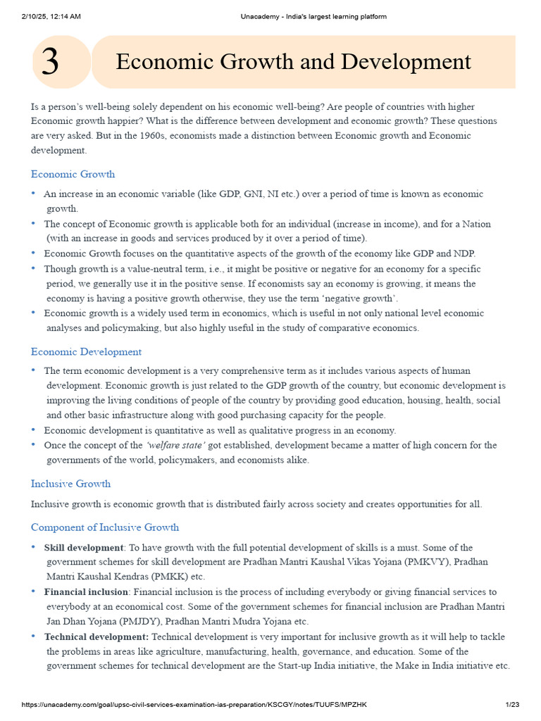 3 Economic Growth and Development | PDF | Purchasing Power Parity ...