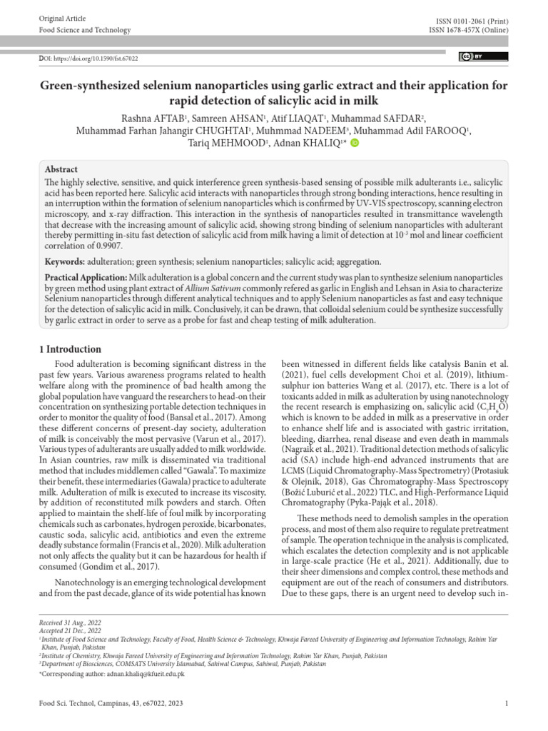 XRD +green-Synthesized - Selenium - Nanoparticles - Using - Gar | PDF ...