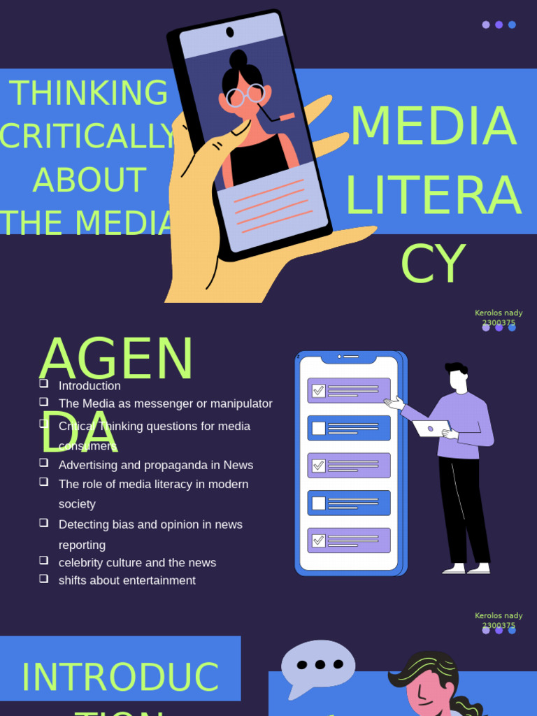 Critical Media Literacy Insights | PDF | Framing (Social Sciences ...