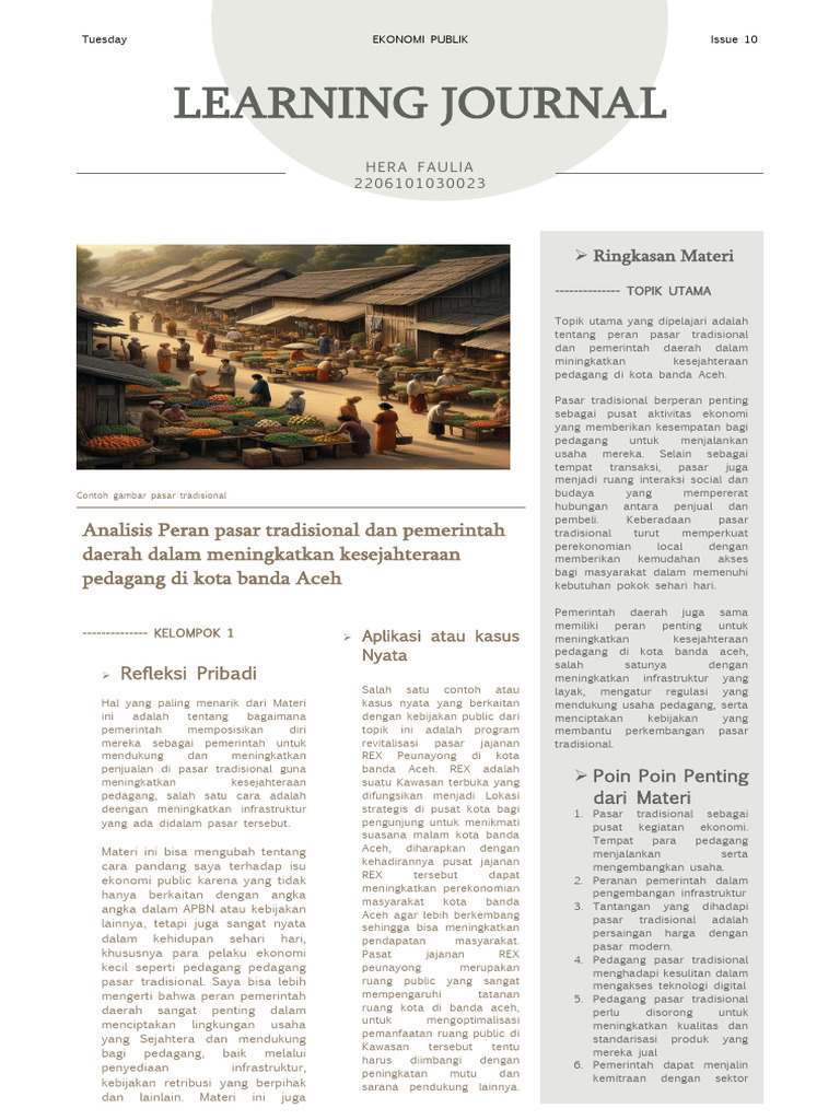 Hera Faulia Learning Journal | PDF