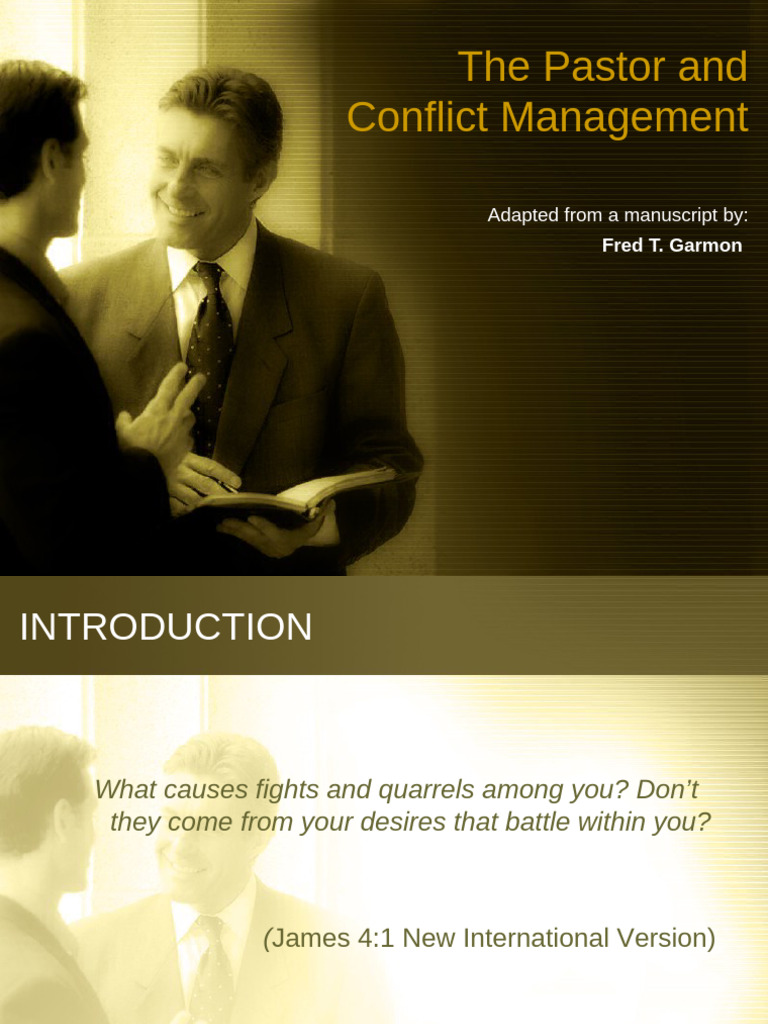 Pastor's Guide to Conflict Management | PDF | Social Psychology ...