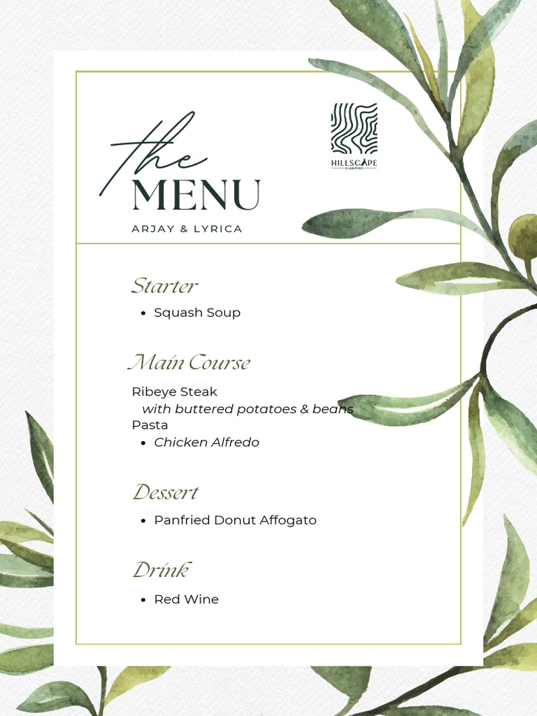 Set Menu | PDF