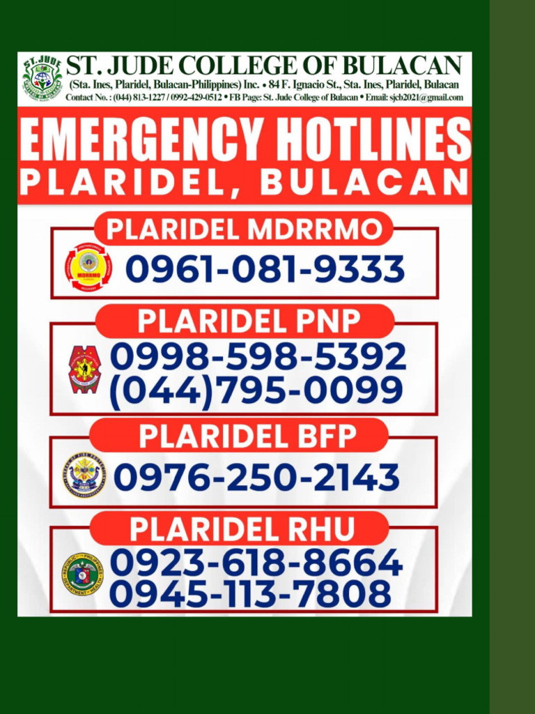 Emergency Hotlines | PDF