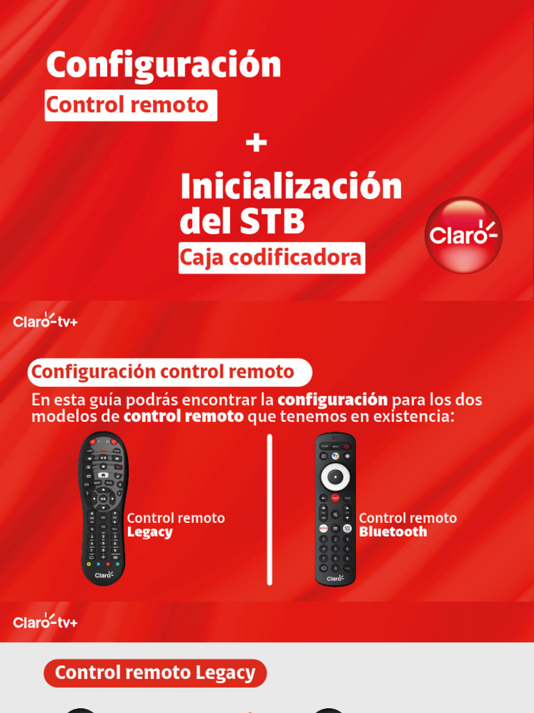 Soluciones para Control Remoto Claro | PDF | Control remoto ...