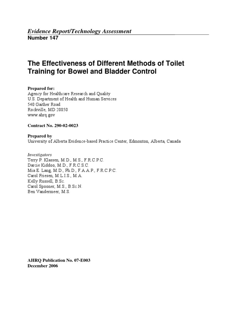 Methods of Toilet | PDF | Evidence Based Medicine | Randomized ...