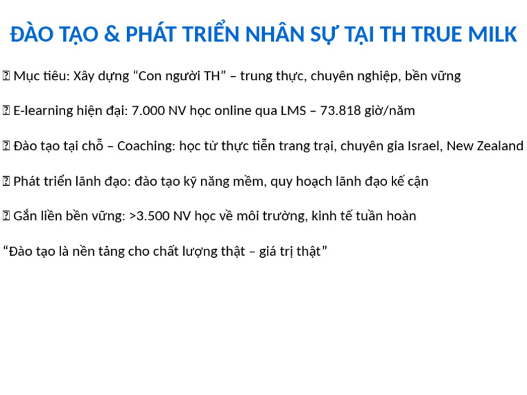TH TrueMilk DaoTao | PDF