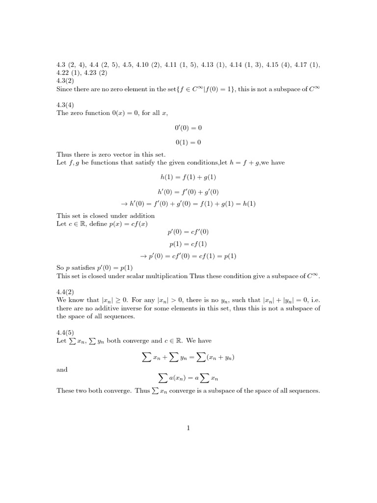Hkust 25fall Math2121hw6 | PDF | Algebra | Linear Algebra