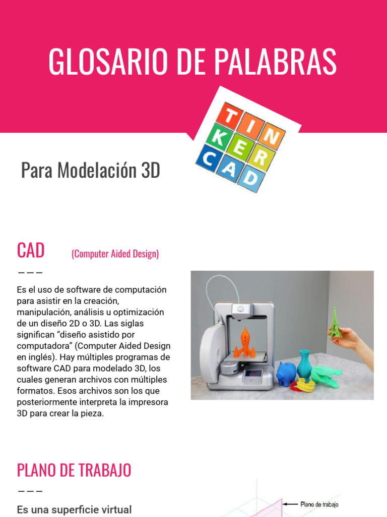 Glosario de Términos de Modelación 3D | PDF