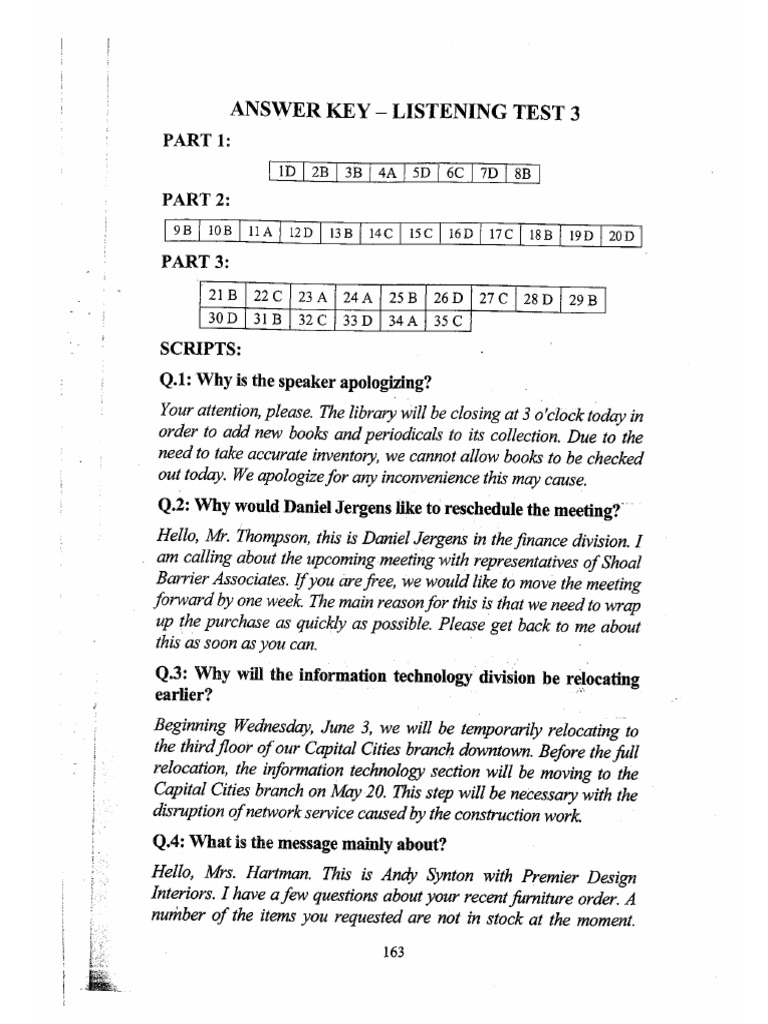 Key Test 3 | PDF