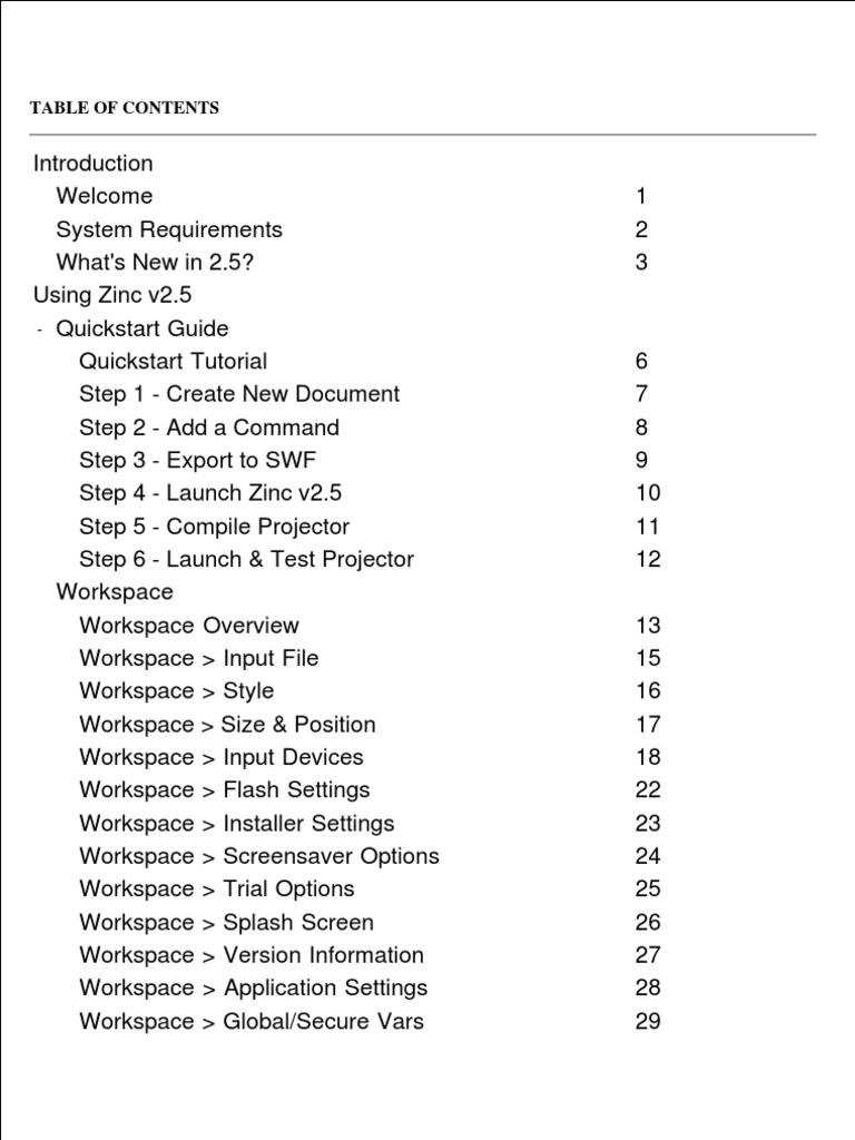 MDM ZINCv2.5 UserManual | PDF | Adobe Flash | Action Script