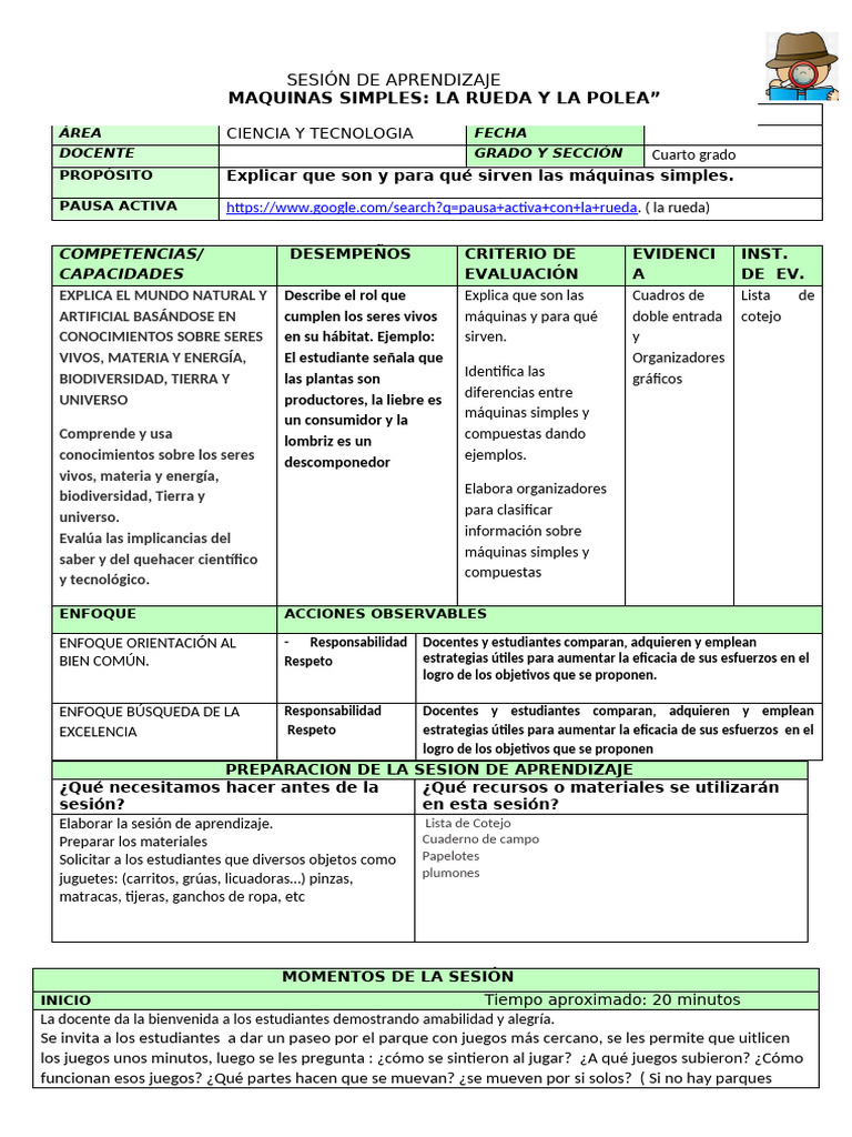 CIENCIA Y UTECNOLOGIA PARA MODIFICAR | PDF | Maestros | Evaluación