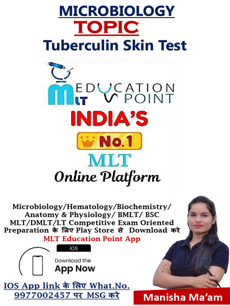 Tuberculin Skin Test (MTB - 5) | PDF | Medical Specialties | Immunology